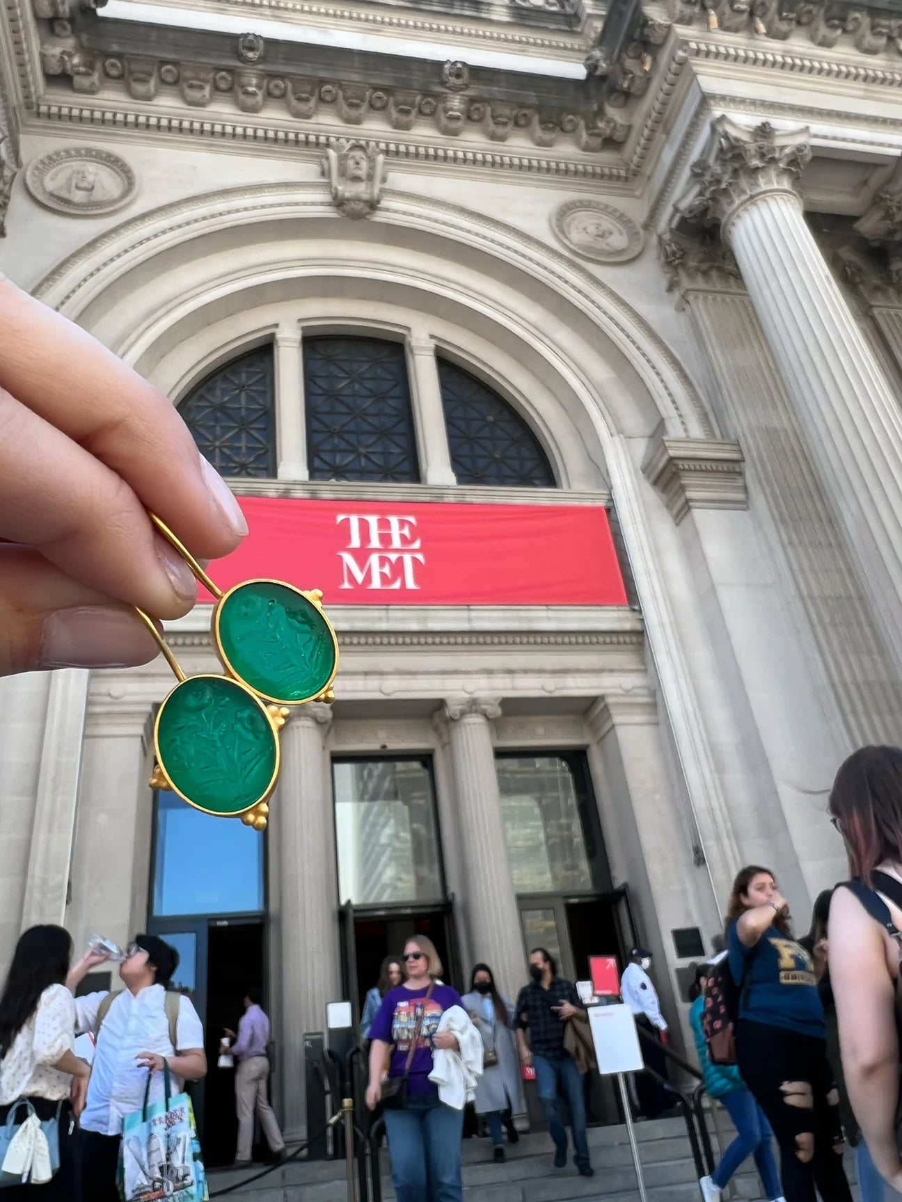 Monapetra in The New York Met Store