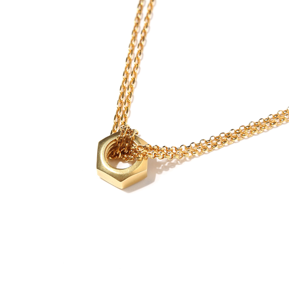 hex nut necklace